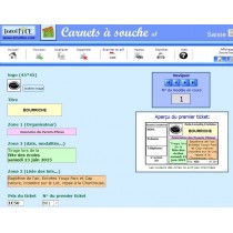 Logiciel "Carnets à Souche": obtenez vos tickets en quelques clics...